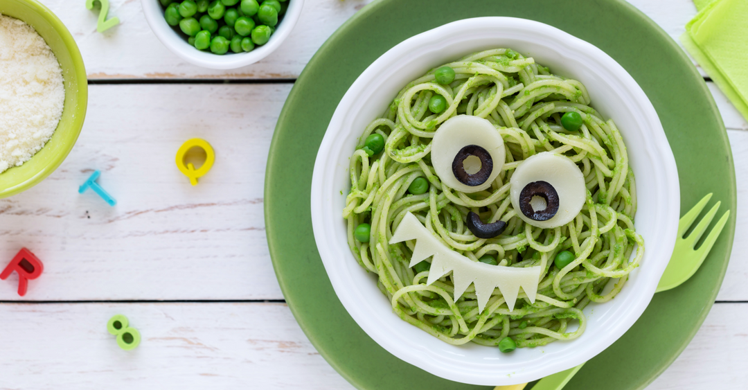 Green Monster Pasta – Audrey & Alfie