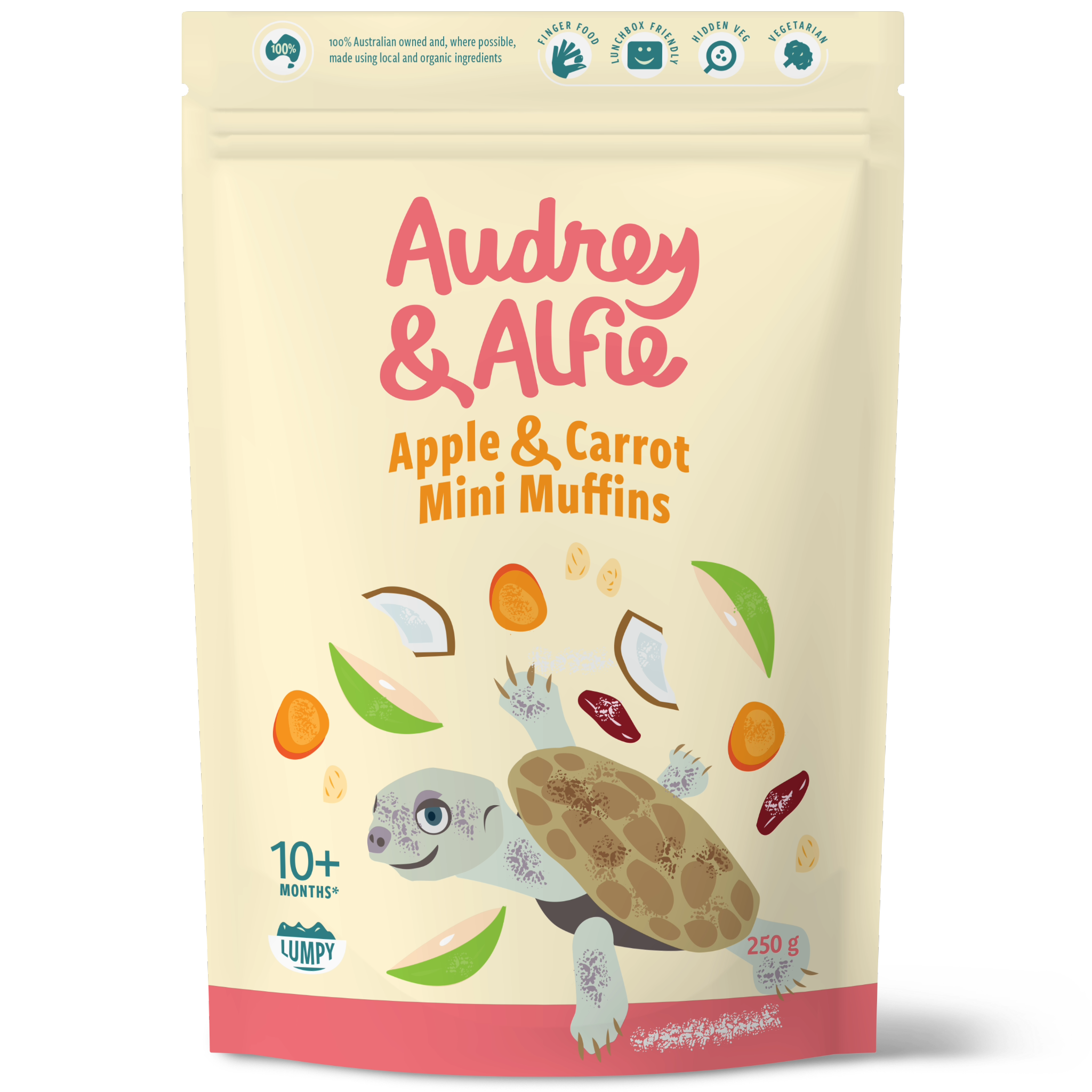 Apple & Carrot Mini Muffins – Audrey & Alfie